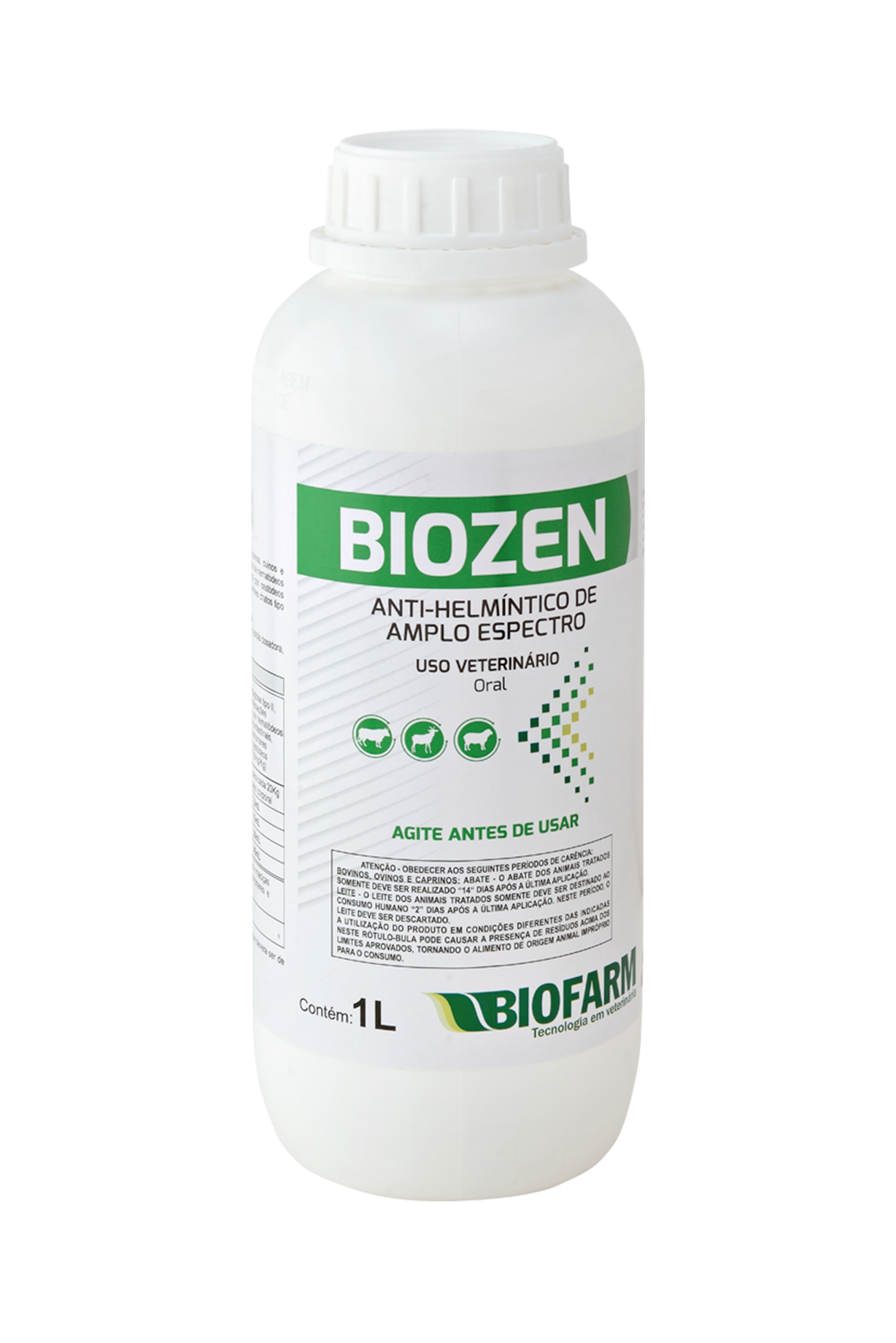 ANTI-HELMÍNTICO DE AMPLO ESPECTRO BIOZEN 1L USO ORAL - BIOFARM | Agrominas